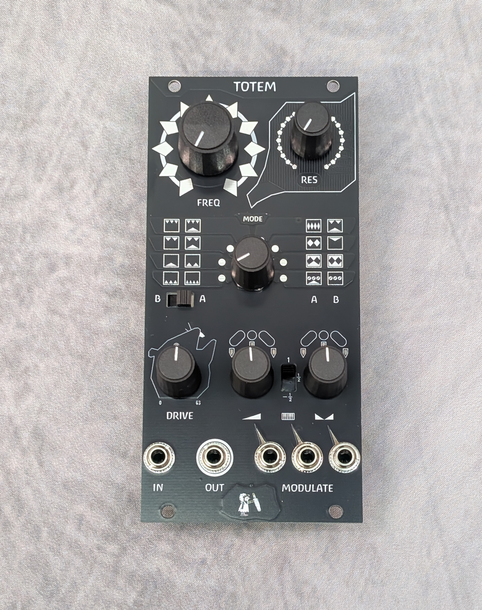 Caveman Modules Totem Pole Mixing Multimode VCF – Michigan Synth Works